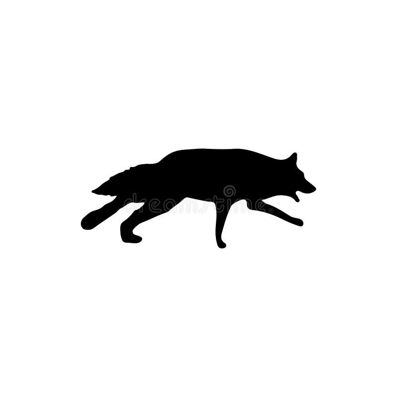Wolf Icon Flat Vector Simple Isolated Illustration Stock Vector ...