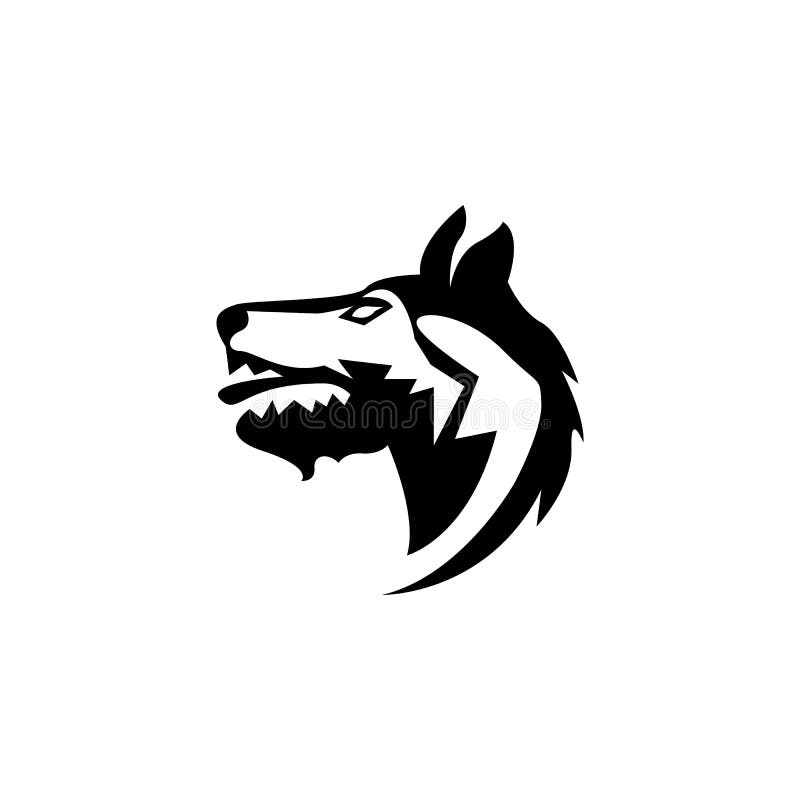 Wolf Icon and Symbol Vector Illustration Stock Vector - Illustration of ...