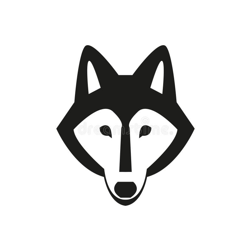 Wolf Icons. Simple Vector Illustration Stock Vector - Illustration of ...