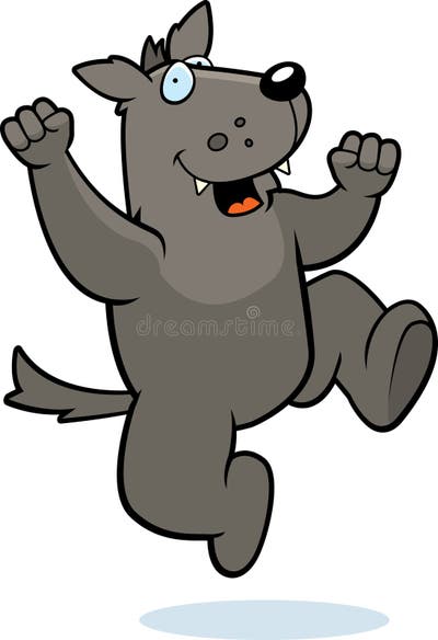 Wolf Jumping stock vector. Illustration of wolf, werewolf - 7494652