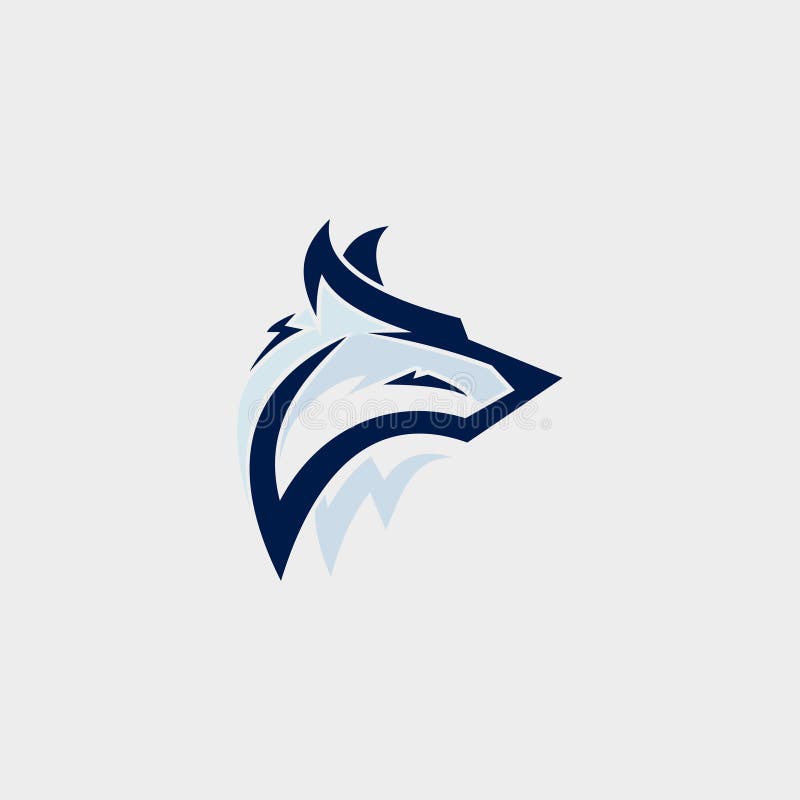 Wolf Logo Design. with a Combination of the Initials BW and Wolf Stock ...