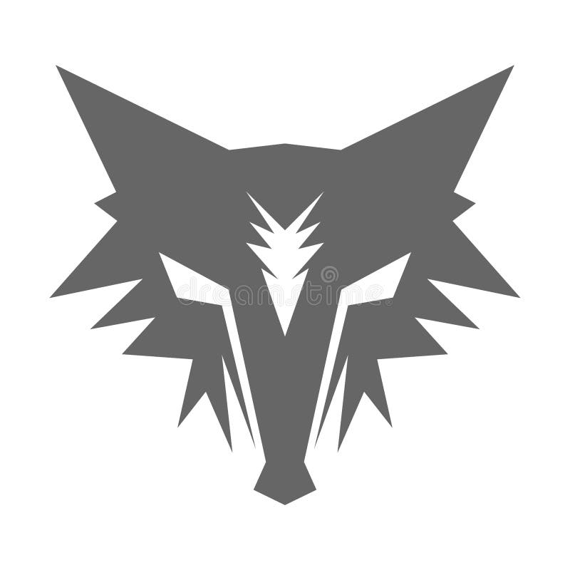 Wolf logo icon design stock illustration. Illustration of beast - 268613937