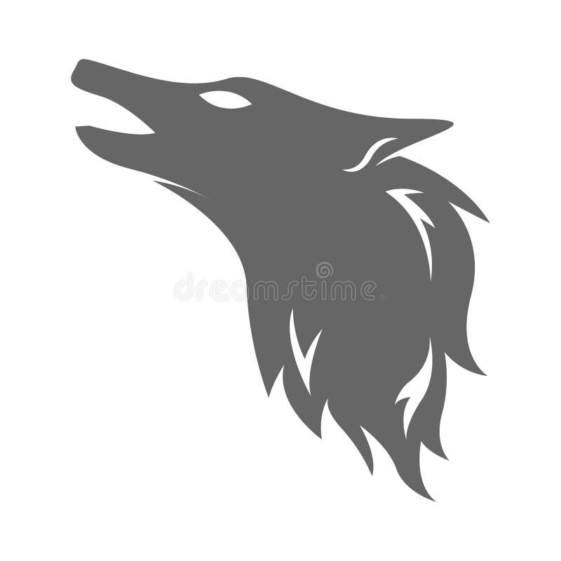 Wolf logo icon design stock illustration. Illustration of beast - 268613947