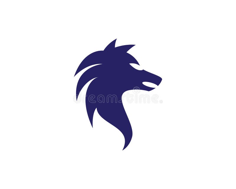 Wolf logo icon stock vector. Illustration of wolf, graphics - 165336358