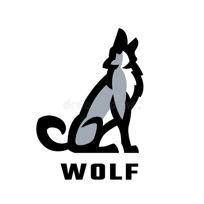Wolf logo, symbol. stock vector. Illustration of angry - 346786288