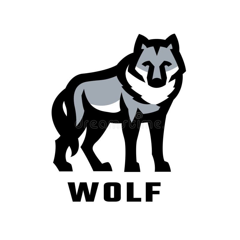 Wolf logo, symbol. stock vector. Illustration of animal - 346786274
