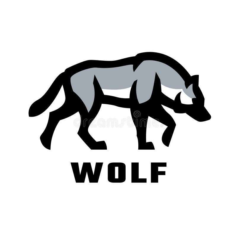 Wolf logo, symbol. stock vector. Illustration of tattoo - 346786305