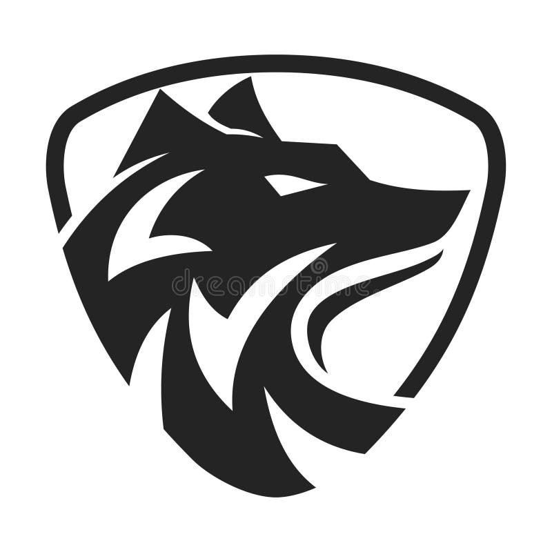 Wolf Logo Template Isolated. Brand Identity. Icon Abstract Vector ...