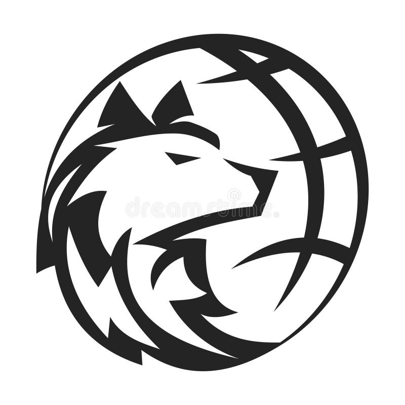 Wolf Logo Template Isolated. Brand Identity. Icon Abstract Vector ...