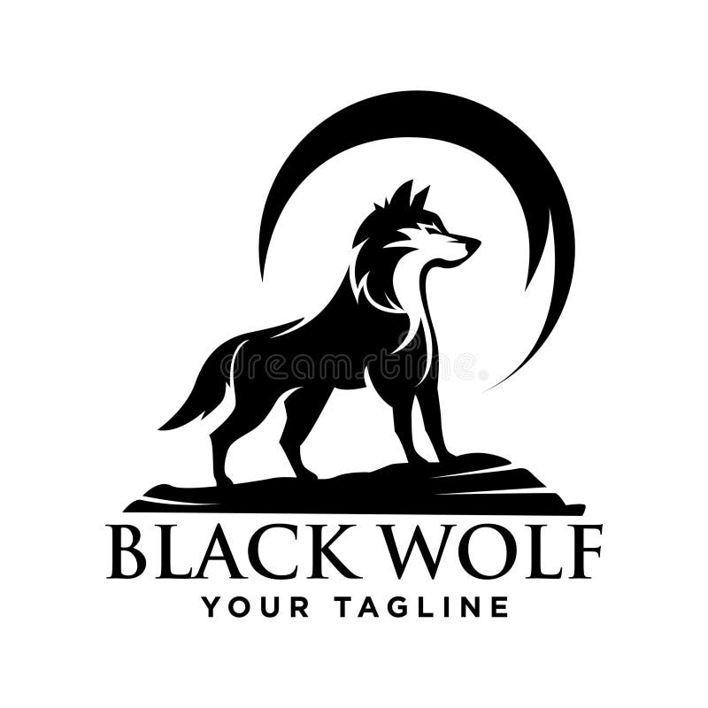 Wolf Logo Vector Design Template Basic RGB Stock Illustration ...