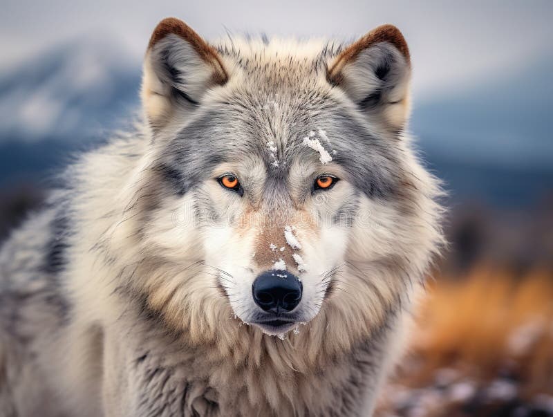 Ai Generated Illustration Wildlife Concept of Wolf Stock Illustration ...