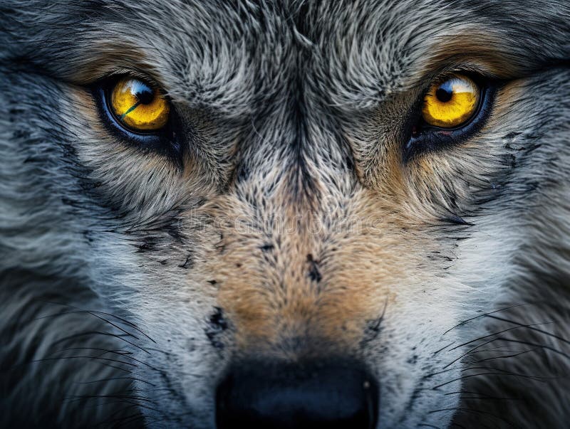 Wolf stock illustration. Illustration of imagine, generative - 293706314