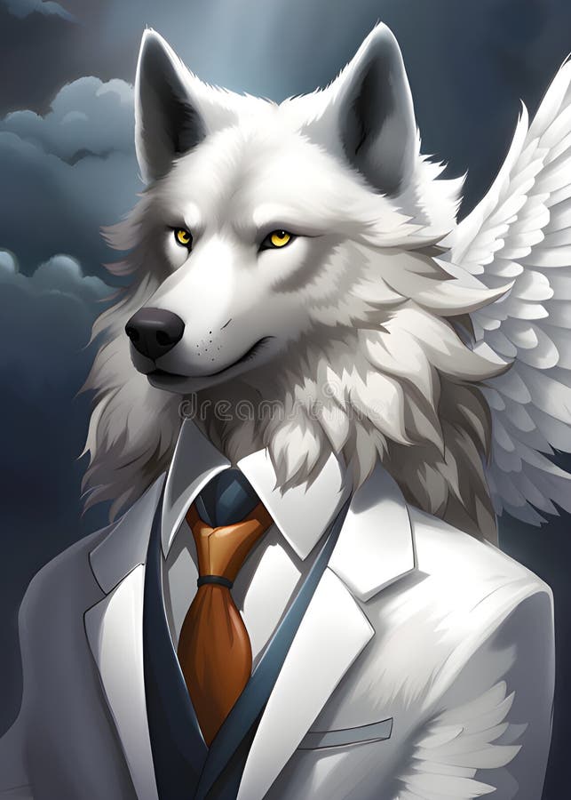 Anime Angel Wolf