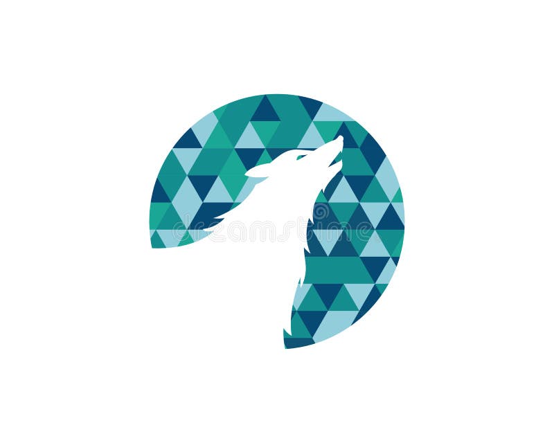 Wolf Polygon Vector Illustration Stock Vector - Illustration of cartoon ...
