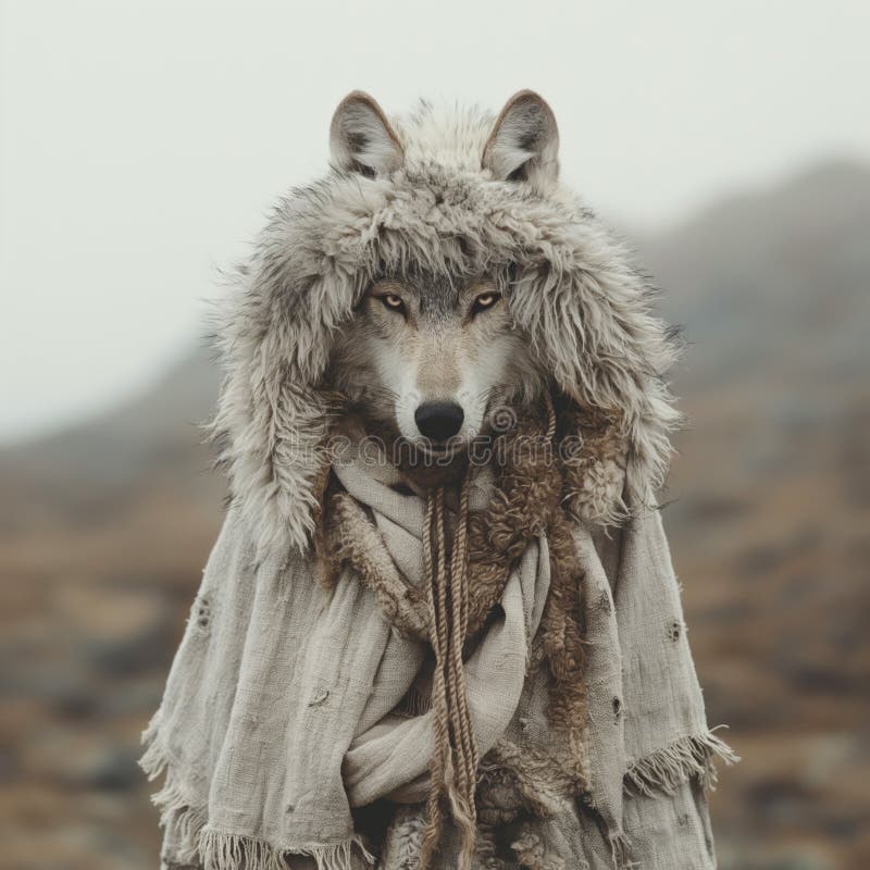 Wolf Wallpaper. Wolf Poster Stock Illustration - Illustration of nature ...