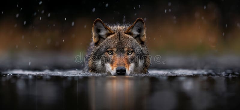 Wolf Wallpaper. Wolf Poster Stock Illustration - Illustration of cover ...