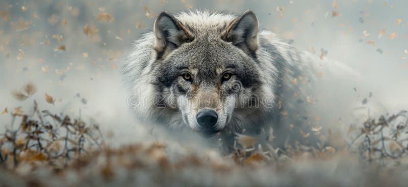 Wolf Wallpaper. Wolf Poster Stock Illustration - Illustration of wolf ...