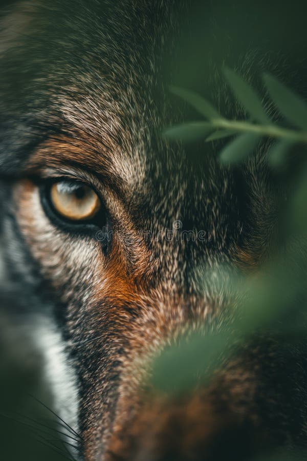 Wolf Wallpaper. Wolf Poster Stock Illustration - Illustration of ...