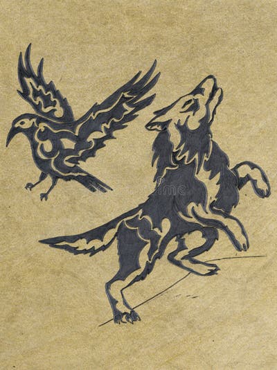 Raven Bird Sketch Stock Illustrations – 4,806 Raven Bird Sketch Stock ...