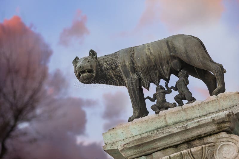 She-wolf rome stock photo. Image of romulus, myth, sculpture - 32443524