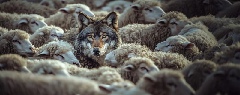 Wolf among Sheep, Predator-prey Dynamics, Nature S Balance, Wildlife ...