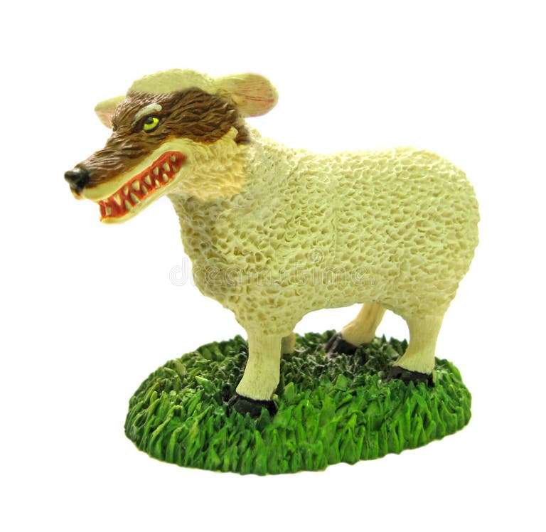 Wolf in sheep s clothing stock photo. Image of growling - 17072874
