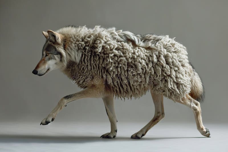 Wolf in Sheep S Clothing. Generative AI Stock Illustration ...