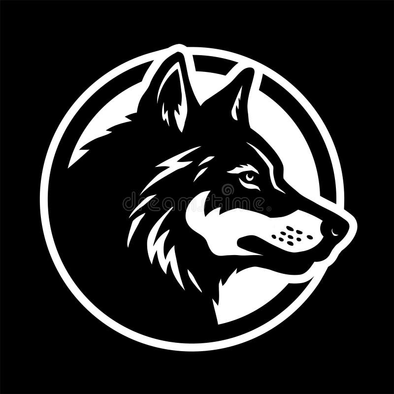 Wolf Logo Round Stock Illustrations – 365 Wolf Logo Round Stock ...