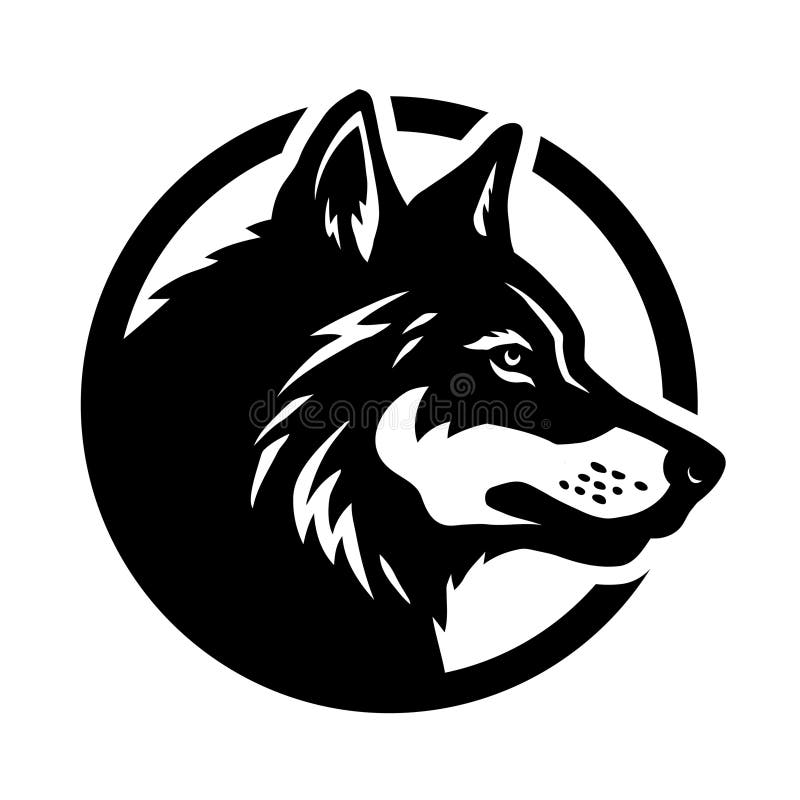 Wolf Logo Round Stock Illustrations – 365 Wolf Logo Round Stock ...