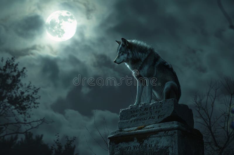 Werewolf Sitting Howling Pose Stock Photos - Free & Royalty-Free Stock ...