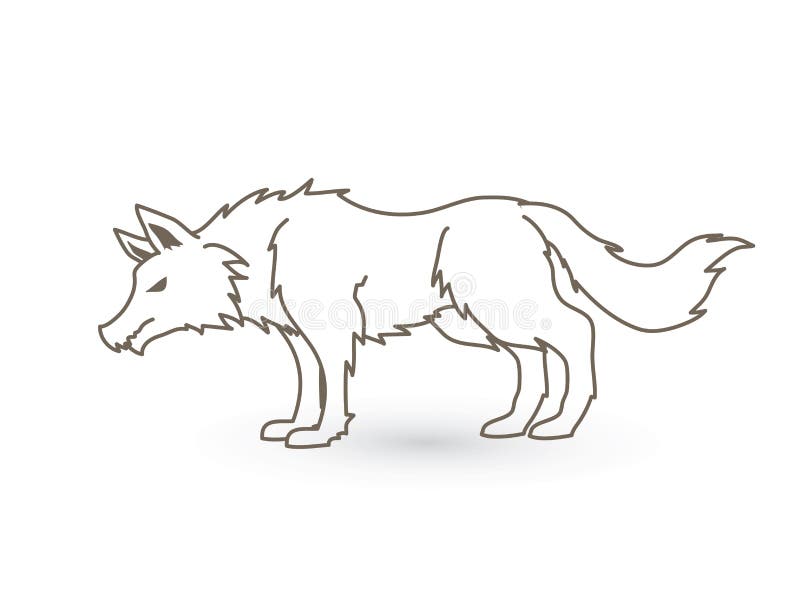 Wolf Outline Face Stock Illustrations – 2,258 Wolf Outline Face Stock ...