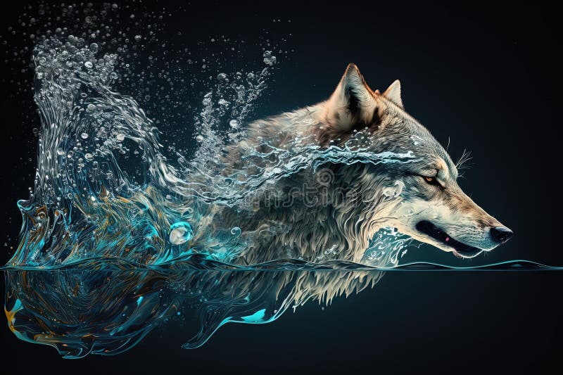 Wolf Splash Stock Illustrations – 1,484 Wolf Splash Stock Illustrations ...