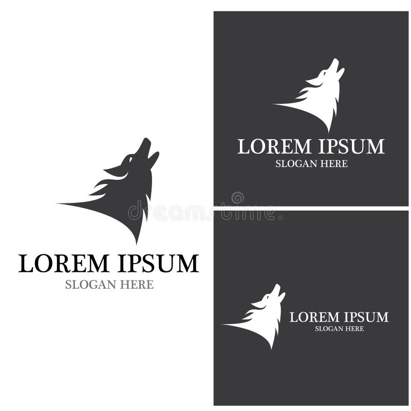 Wolf Vector Illustration Design Stock Illustration - Illustration of ...