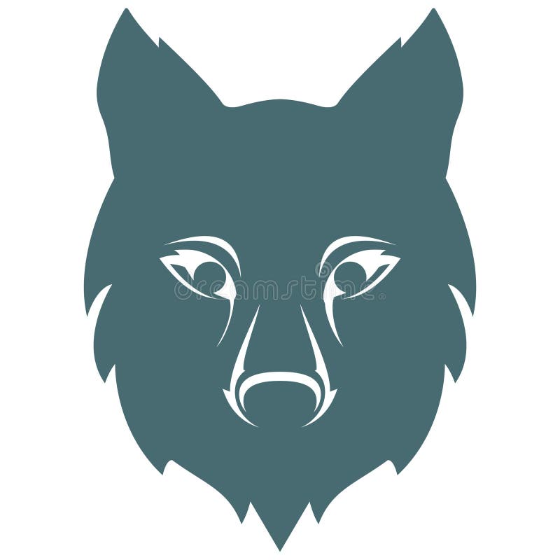 Wolf Vector Illustration Design Stock Vector - Illustration of coyote ...