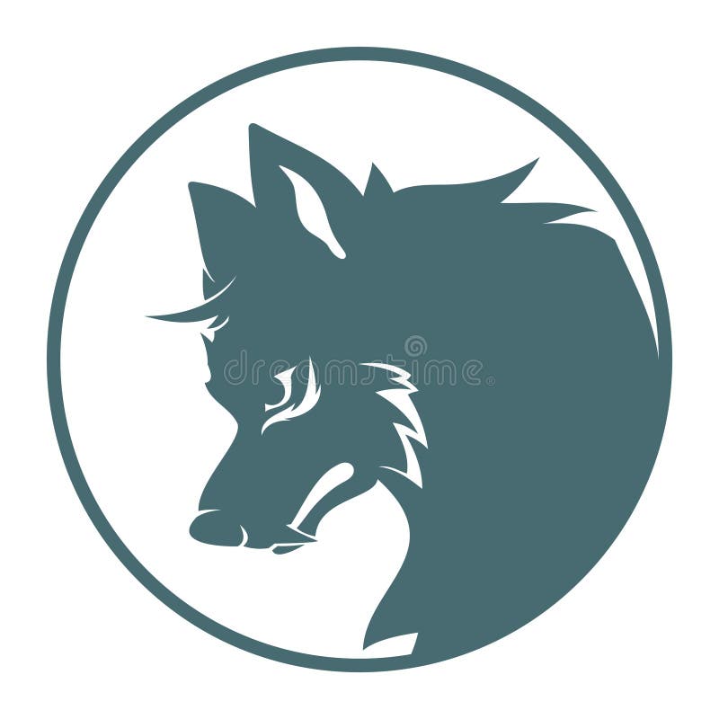 Wolf Vector Illustration Design Stock Vector - Illustration of emblem ...