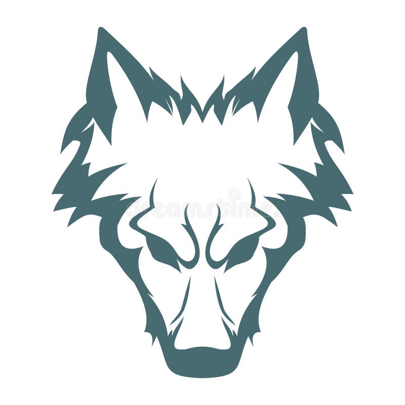 Wolf Vector Illustration Design Stock Vector - Illustration of isolated ...