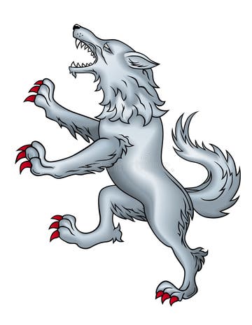 Heraldic Wolf Stock Illustrations – 372 Heraldic Wolf Stock ...