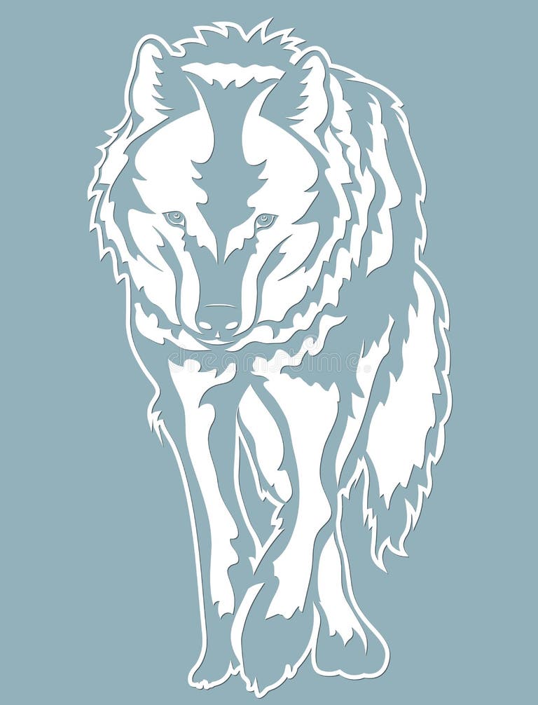 Wolf Laser Cut Template Stock Illustrations – 72 Wolf Laser Cut ...