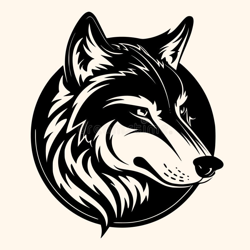 Wolf Vector for Logo or Icon, Drawing Elegant Minimalist Style,abstract ...