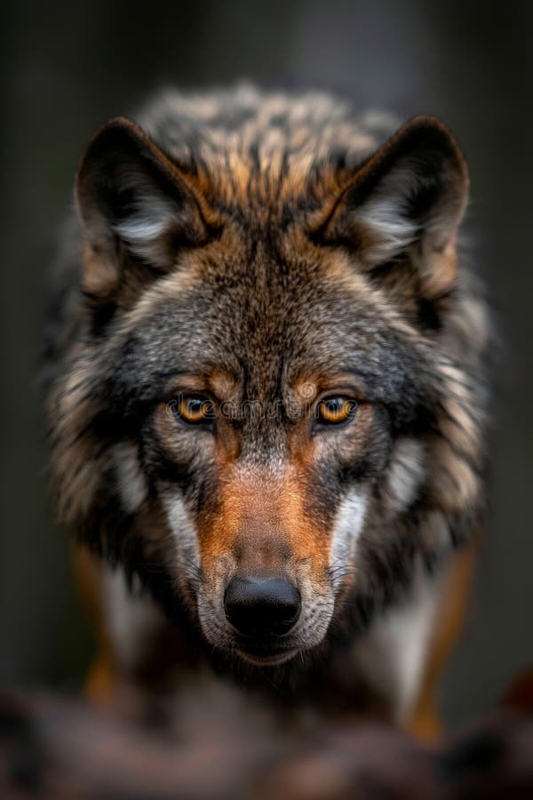 Wolf Wallpaper. Wolf Poster Stock Illustration - Illustration of ...