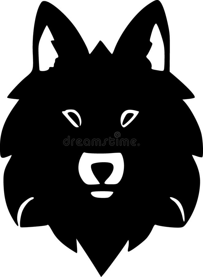 Illustration of wolf icon stock illustration. Illustration of home ...