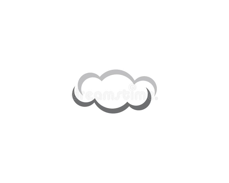 Wolke Logo Vector vektor abbildung. Illustration von element - 135280911