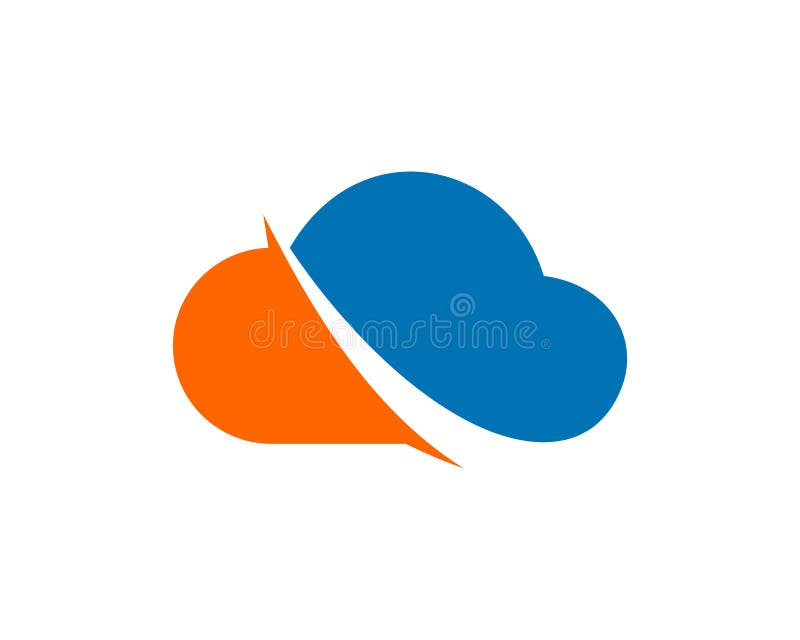 Wolken-Logo Template-Illustration Vektor Abbildung - Illustration von ...