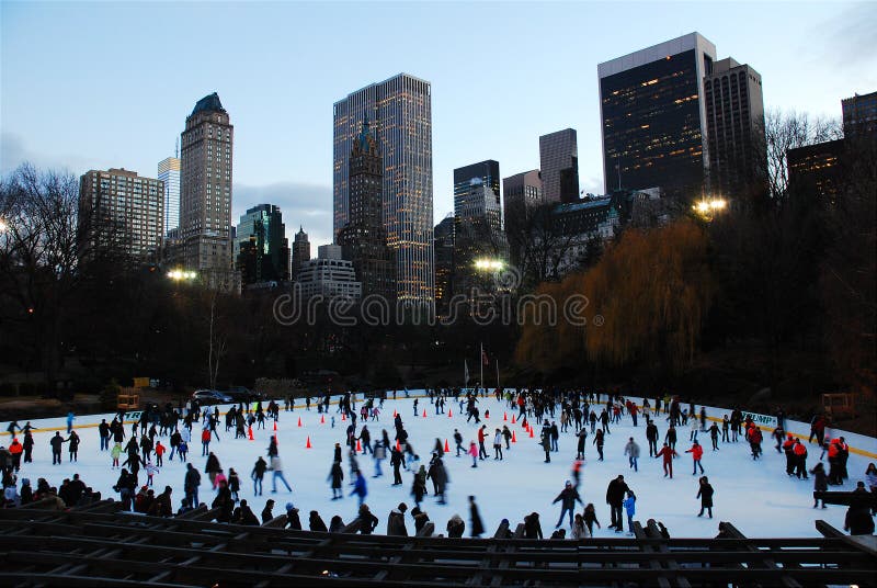 Wollman Rink, Central :Park Editorial Photography - Image of icon ...