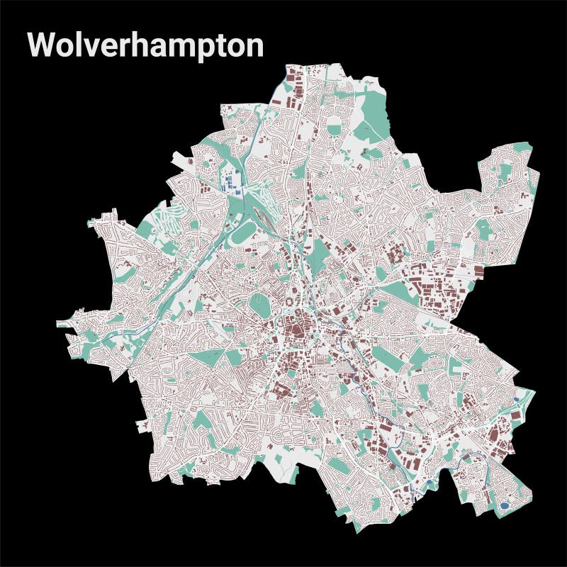 Detailed Wolverhampton Stock Illustrations – 16 Detailed Wolverhampton ...