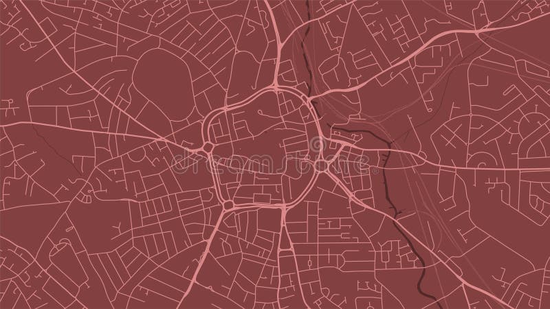Wolverhampton Map Stock Illustrations – 266 Wolverhampton Map Stock ...