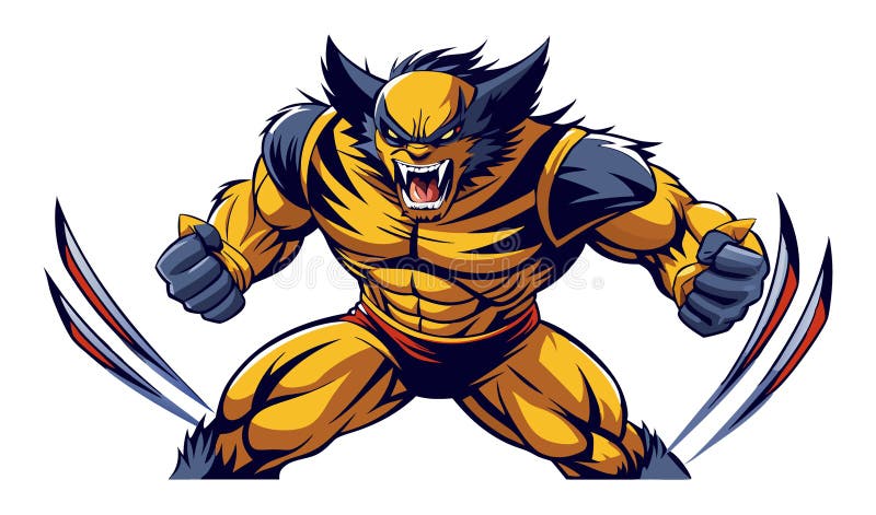 Wolverine Aggressive Posture Teeth Bared Alpine Tundra Wildlife Stock ...