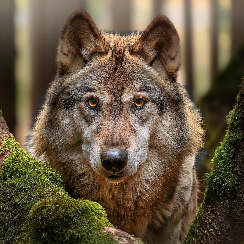 Wolves in the Forest, AI Generated Stock Illustration - Illustration of ...