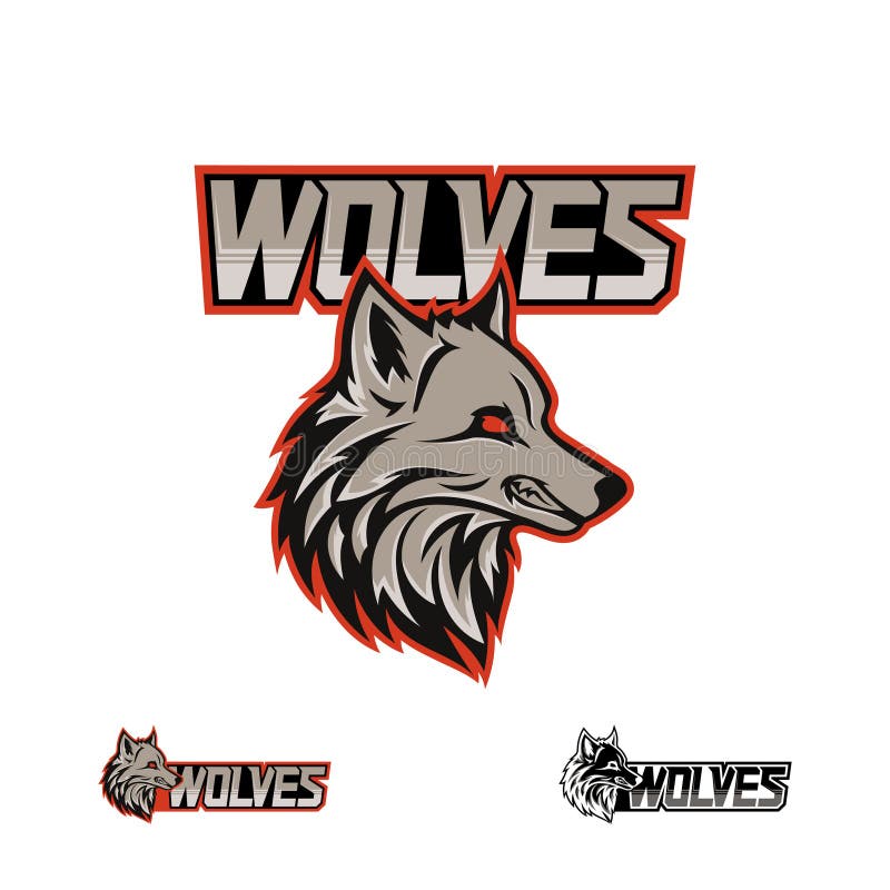 Wolves Logo. Wolves Mascot Esport Logo Design Stock Illustration ...