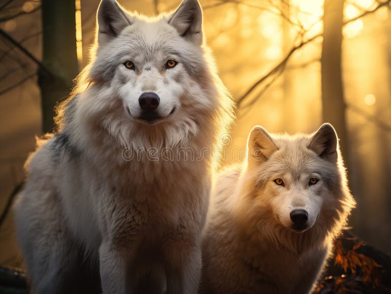 Wolves stock illustration. Illustration of waiting, wolf - 293682245